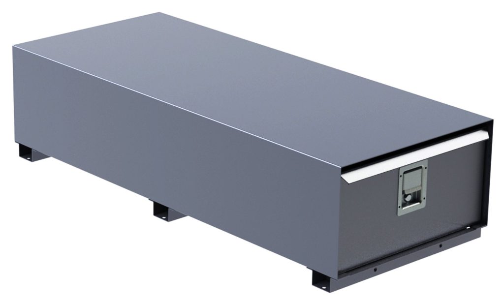 Single Compartment Cargo Van Floor Drawer – 12″H x 20″W x 48″D - Masterack