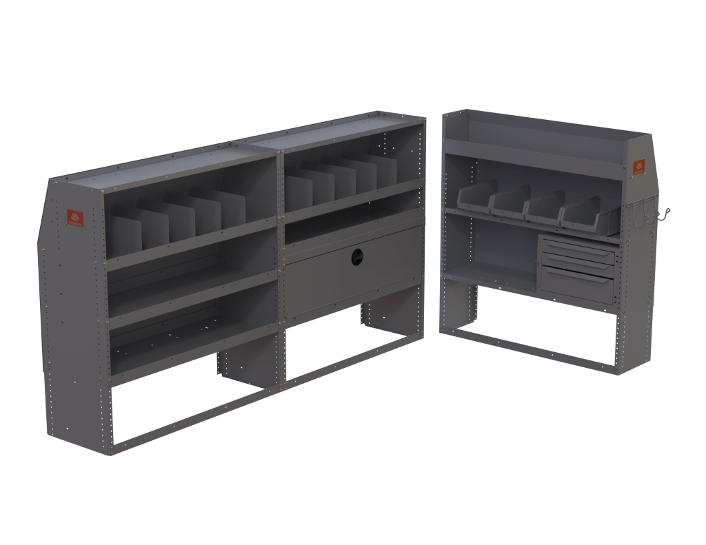 General Service Contractor Van Shelving Package, Ford & GM - Masterack