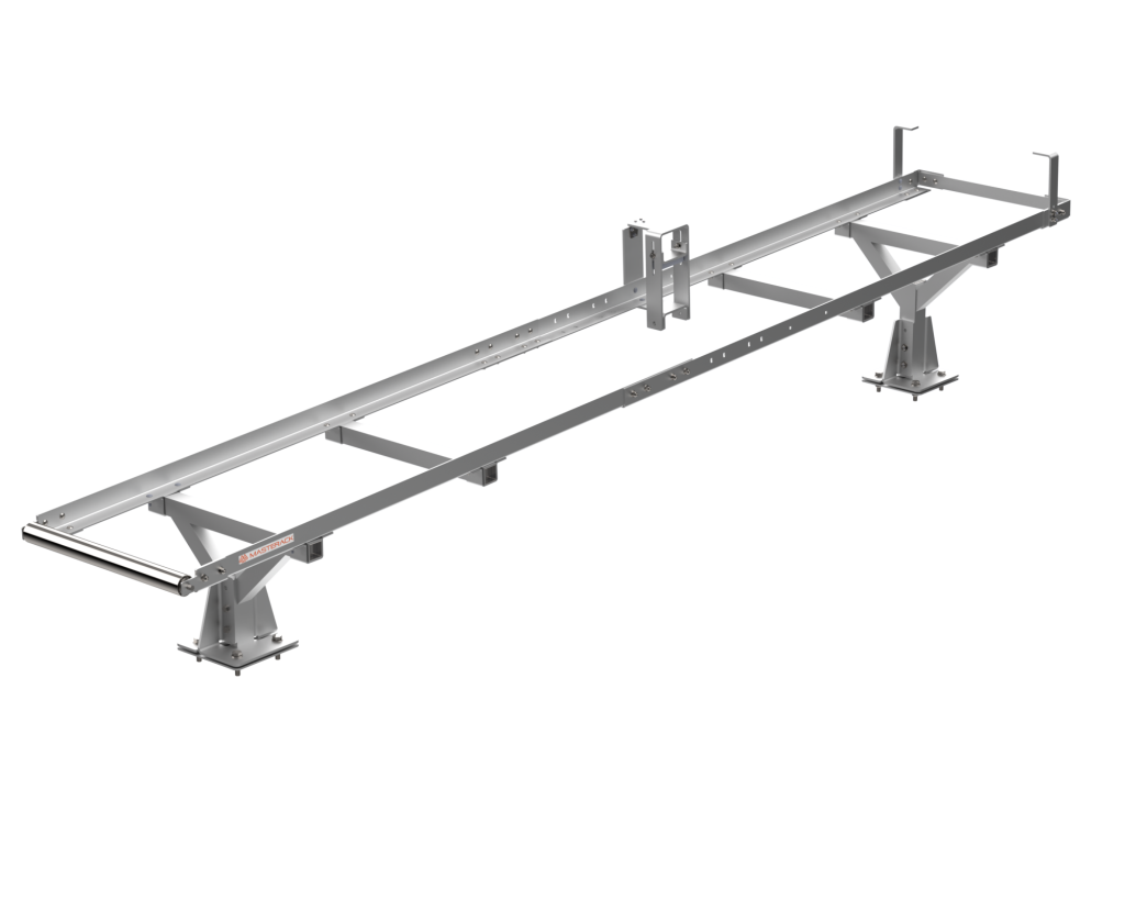 Locking Ladder Rack, Straight – Open Service Body, 9ft - Masterack
