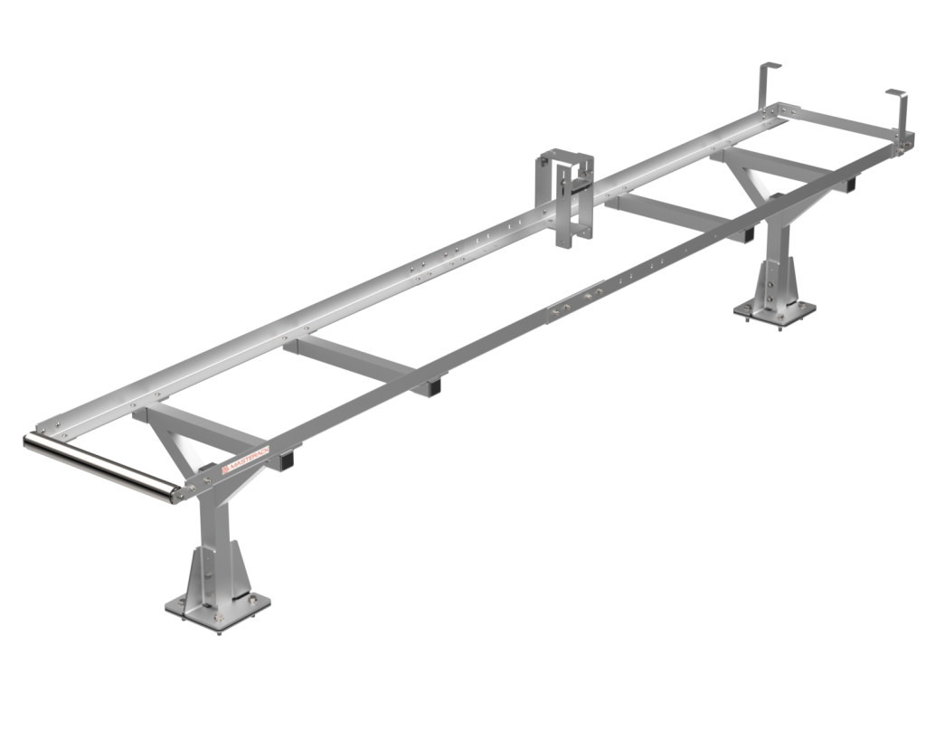 Locking Ladder Rack, Sloped – Open Service Body, 10 & 11 ft - Masterack