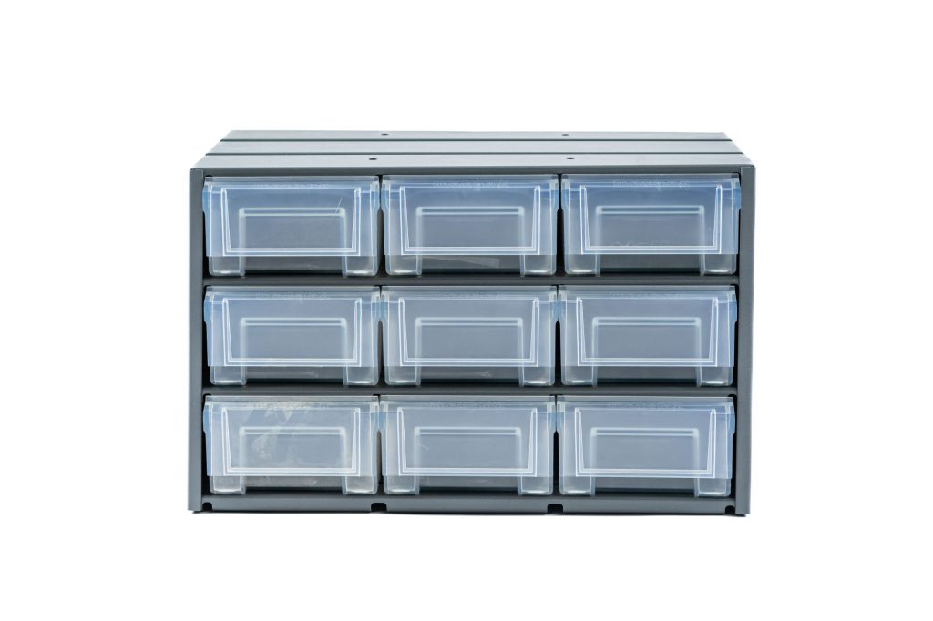 Cargo Van 9-Drawer Composite Parts Bin Cabinet - Masterack