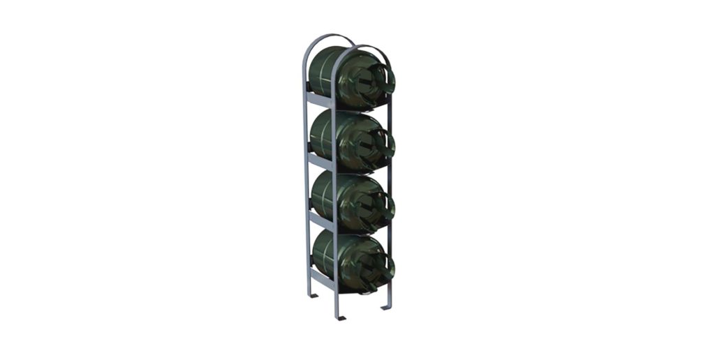 Refrigerant Tank Rack – 4 x 30 lb Tanks - Masterack