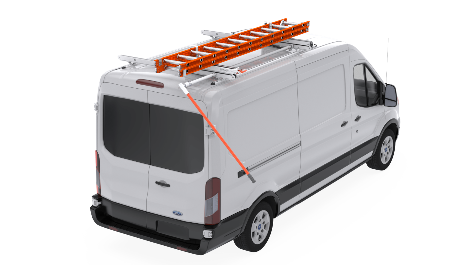 UPLYFT Ladder Rack, Single – Ford Transit Low Roof - Masterack