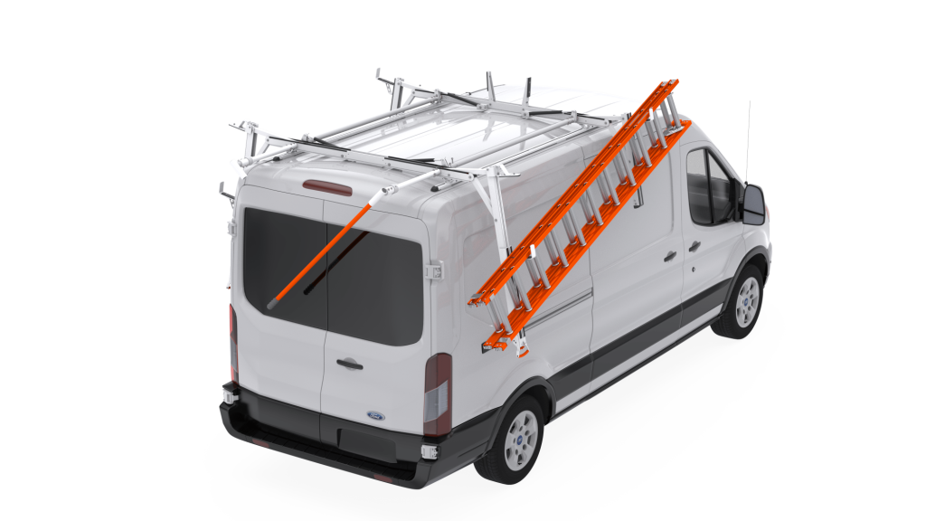 UPLYFT Ladder Rack, Double – Ford Transit Low Roof - Masterack