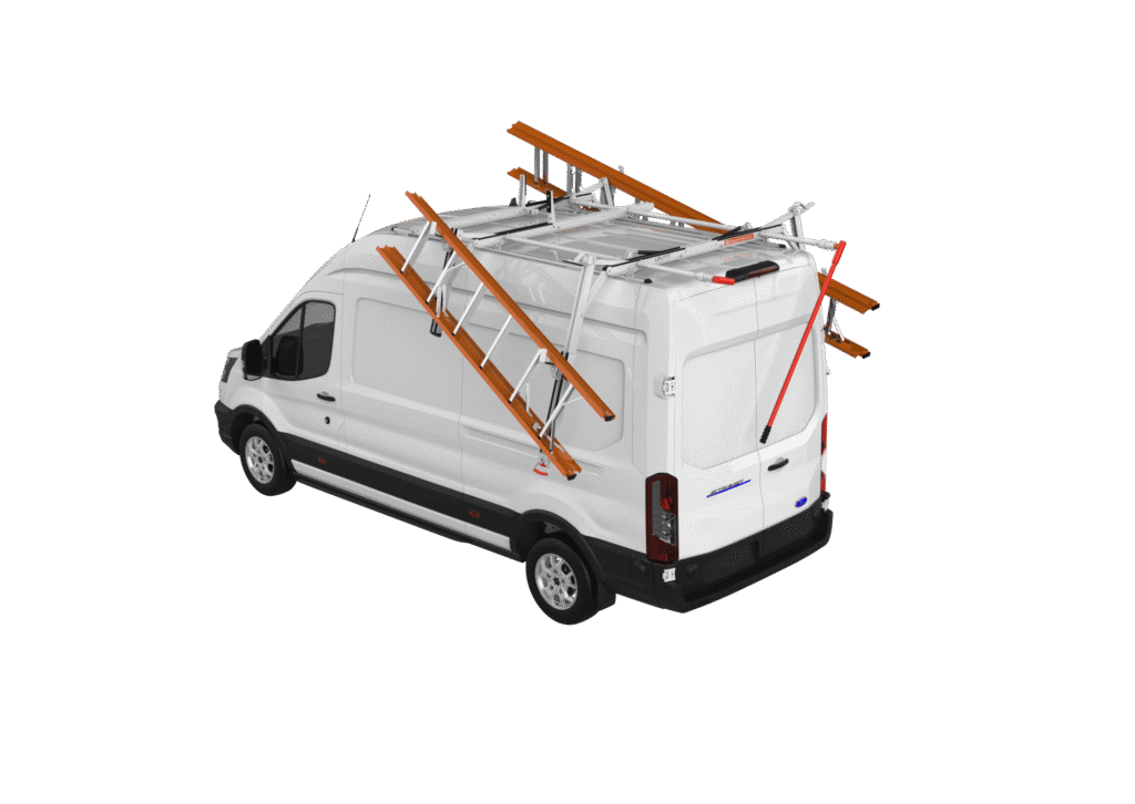 UPLYFT Ladder Rack, Double With Third Crossbow – Ford Transit Medium ...