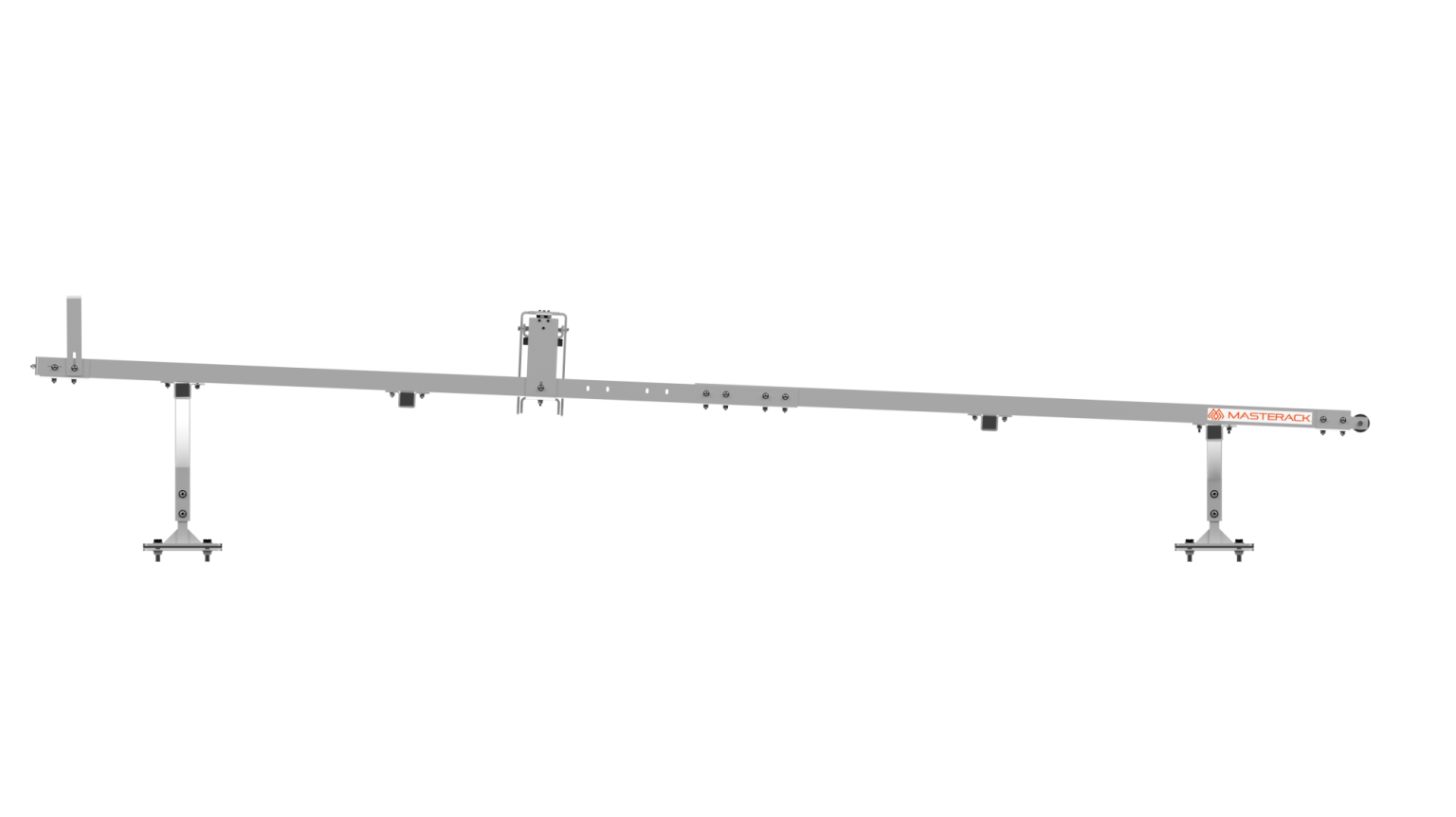 Locking Ladder Rack, Sloped – Open Service Body, 10 & 11 ft - Masterack