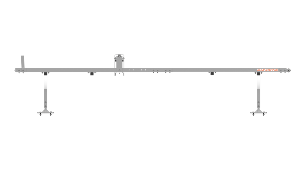 Locking Ladder Rack, Straight – Open Service Body, 9ft - Masterack